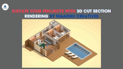 Elevate Your Projects with 3D Cut Section Rendering by Maadhu Creatives