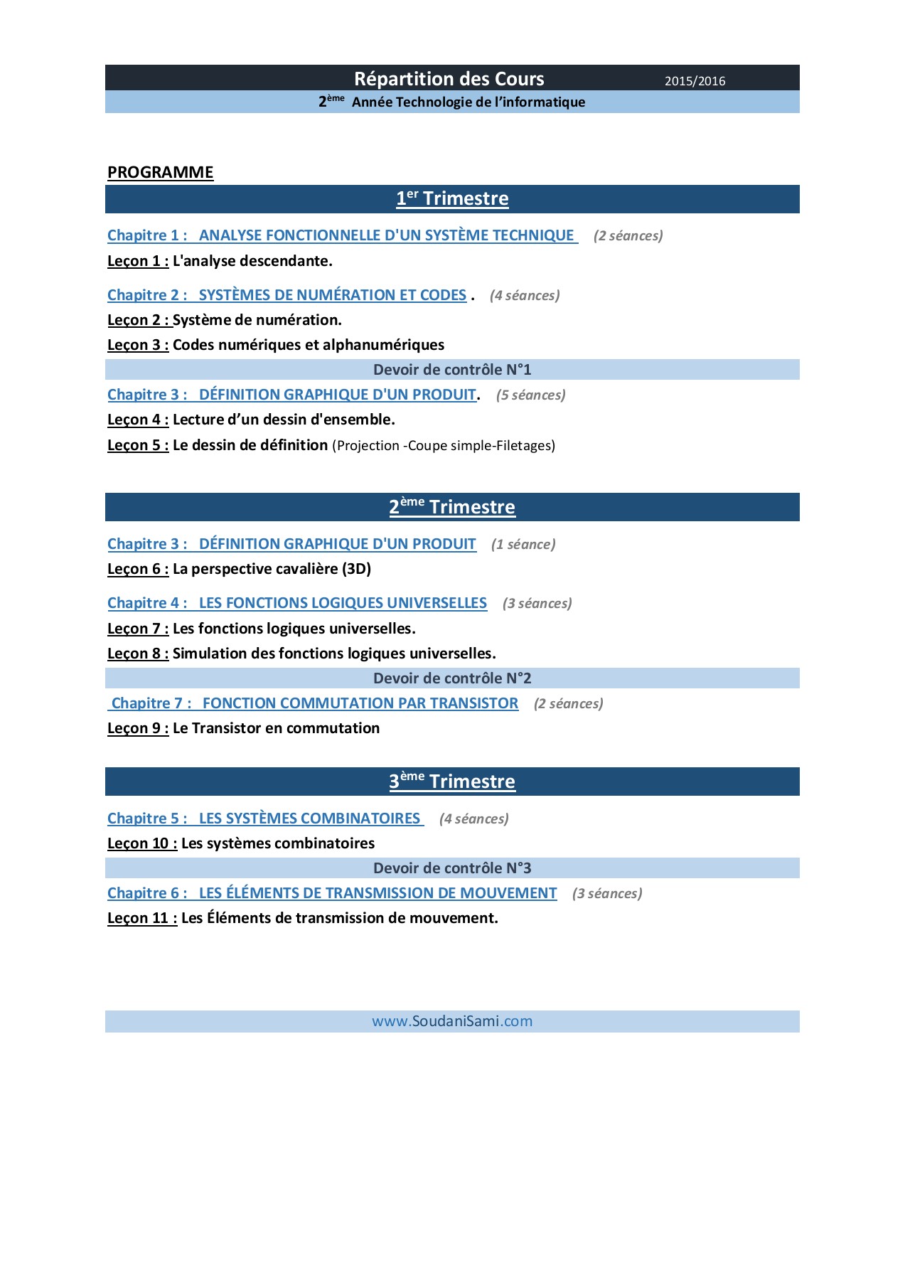 PDF Télécharger cours 2eme annee technologie de l'informatique Gratuit ...