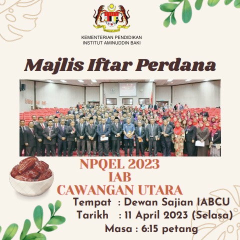 Buku Program Majlis Iftaf Perdana IABCU - TEOW JOO SHENG KPM-Guru Flip ...