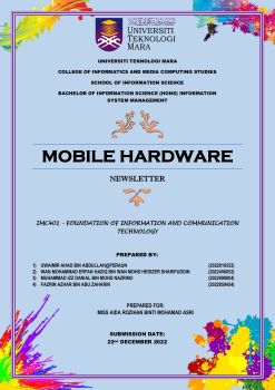 IMC401 - NEWSLETTER MOBILE HARDWARE - GROUP ASSIGNMENT - 2022819352 ...