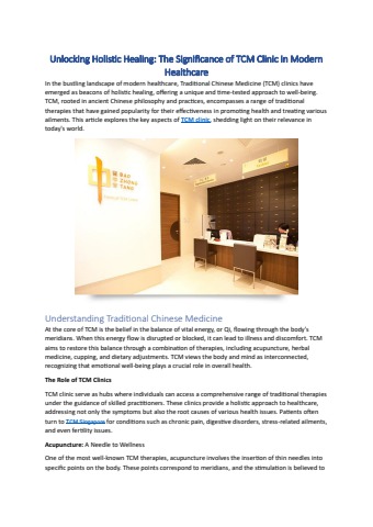 TCM clinic - Bao Zhong Tang Flip PDF | AnyFlip