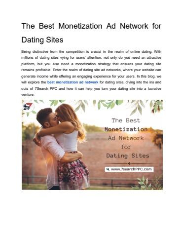 The Best Monetization Ad Network for Dating Sites - ethansri2023 Flip ...