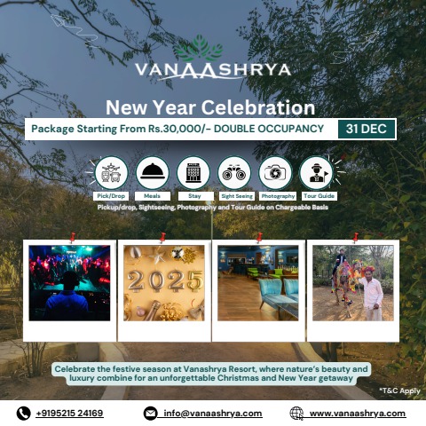 Vanaashrya - Resort in Sariska - New Year Celebration