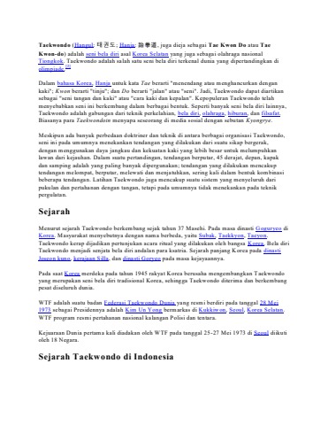 Taekwondo - Nita Riadi Flip PDF | AnyFlip
