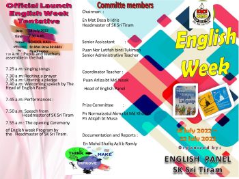 pamphlet English week 2022 - arlizayusak Flip PDF | AnyFlip