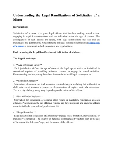 solicitation of a minor - Emily James Flip PDF | AnyFlip