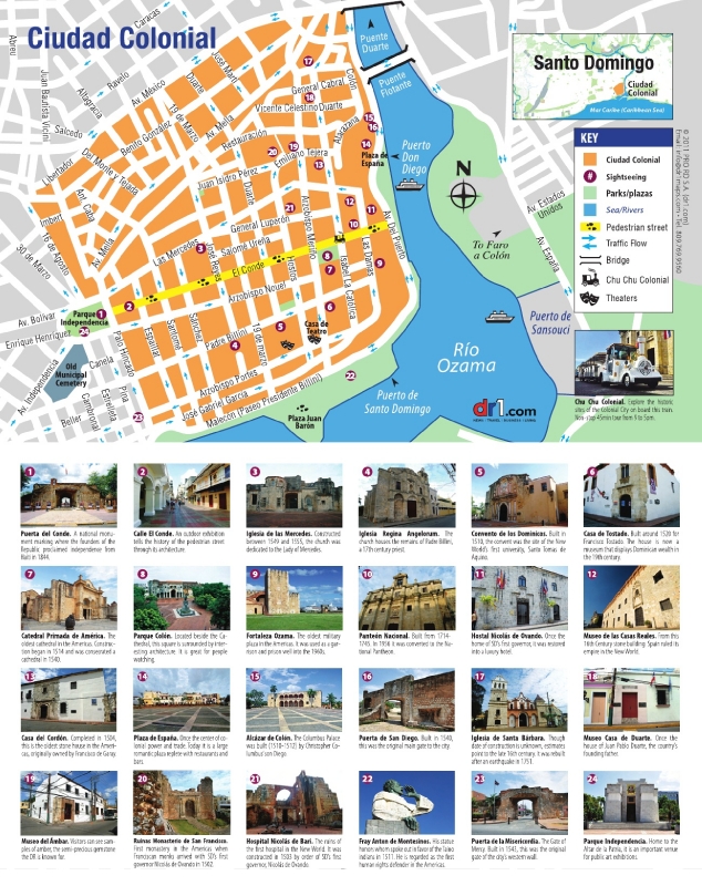 Mapa Ciudad Colonial