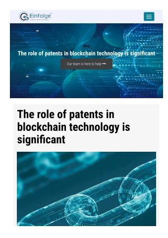 Blockchain Patent Drafting Protecting Innovation in Decentralized ...