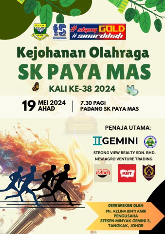 BUKU PROGRAM KEJOHANAN OLAHRAGA SK PAYA MAS KALI KE-38 2024 - Nurafida Rosli Flip PDF | AnyFlip