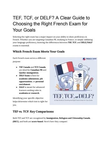 TEF, TCF, or DELF_ A Clear Guide to Choosing the Right French Exam for ...