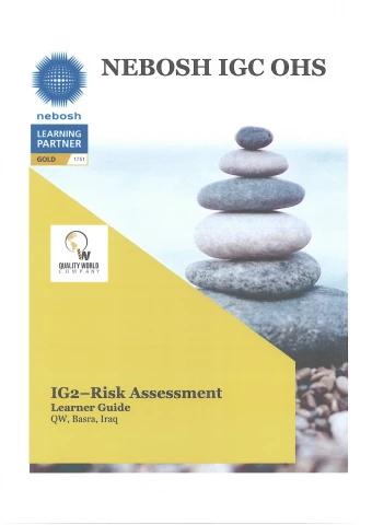 IG2 - Risk Assessment