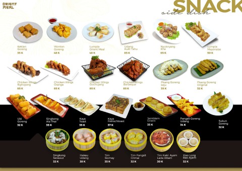 Menu snack - orient meal restaurant Flip PDF | AnyFlip