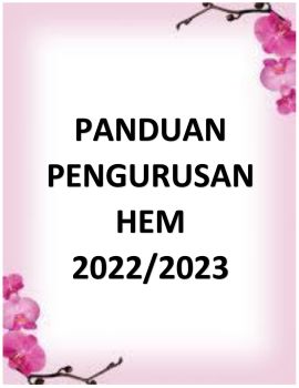 PANDUAN PENGURUSAN HEM 2022 - SMK Kuala Selangor Flip PDF | AnyFlip