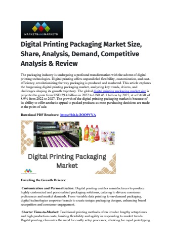 Digital Printing Packaging: Revolutionizing the Industry Landscape - Aryan bose Flip PDF | AnyFlip