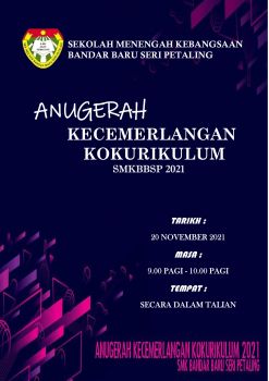 MAJLIS ANUGERAH KECEMERLANGAN KOKURIKULUM SMKBBSP 2021 ...