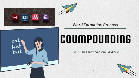 Compounding - Word Formation Process - Nur Hawa Flip PDF | AnyFlip