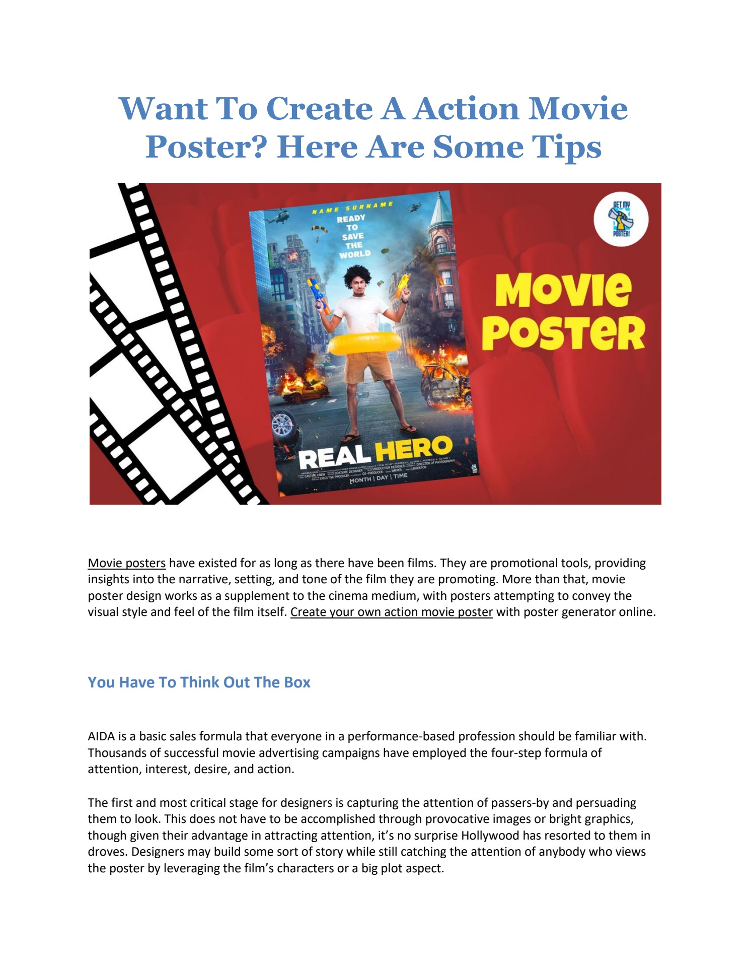 Movie Poster Making Online