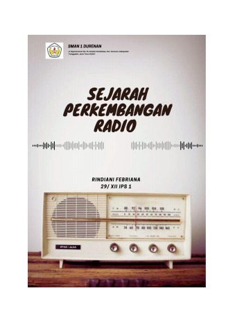 SEJARAH PERKEMBANGAN RADIO