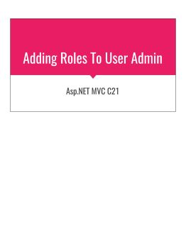 asp-net-mvc-c21---adding-roles-to-user-admin - newwoorrlldd Flip PDF ...
