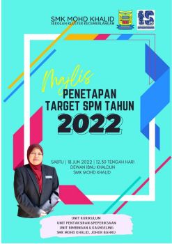 BUKU PROGRAM MAJLIS PENETAPAN TARGET SPM 2022 - ZURAIDAH BT MANSOR Moe ...