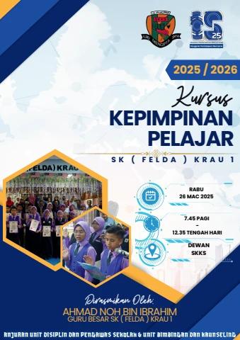 BUKU PROGRAM KURSUS KEPIMPINAN PELAJAR SESI 2025 / 2026