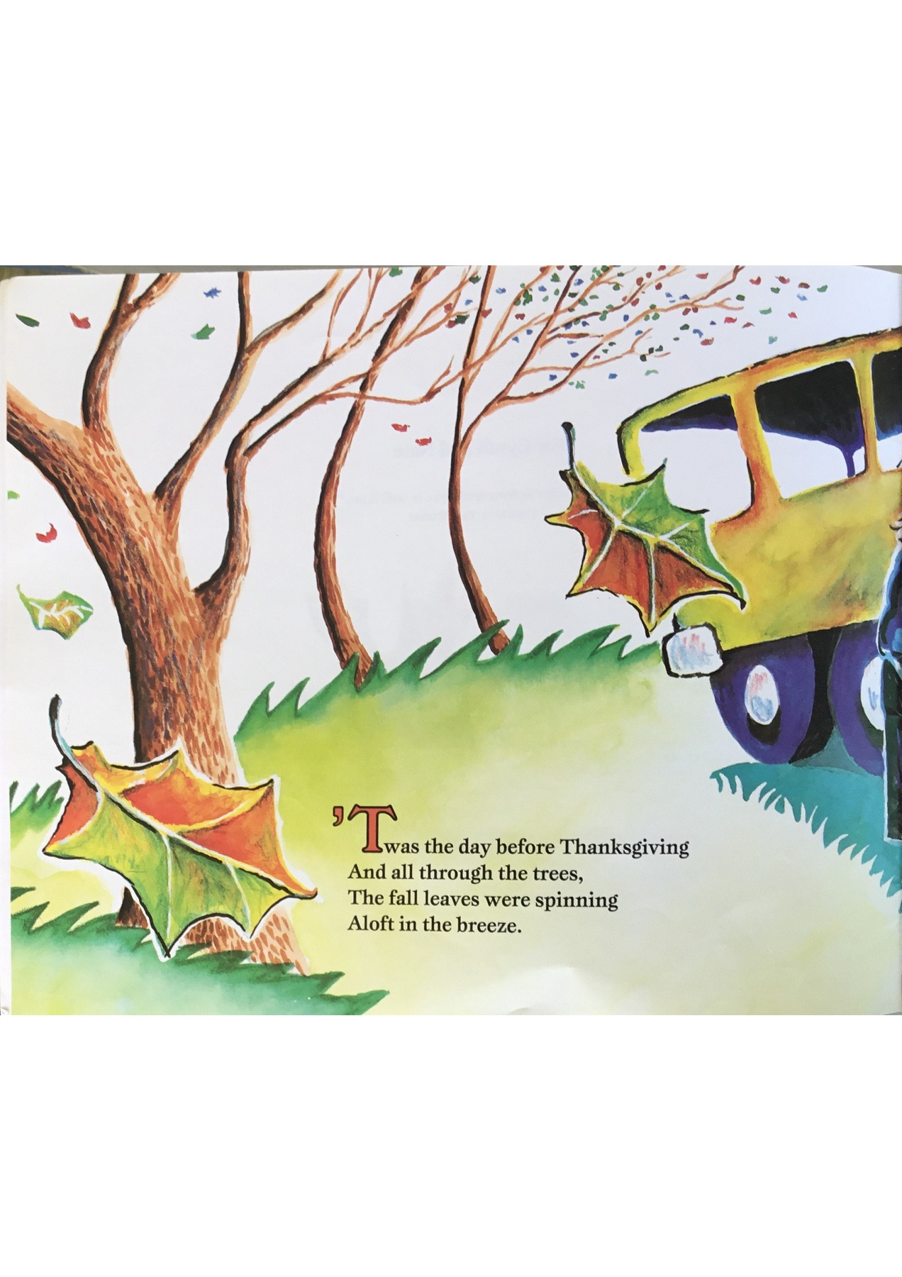 Twas Night Before Thanksgiving Poems