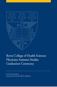 PAS Graduation Program, January 30, 2022 - Dominican University Flip ...