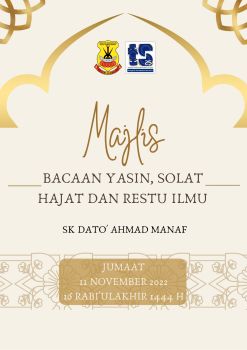 Majlis Bacaan Yasin, Solat Hajat & Restu Ilmu 2022 - ukhtifikrah97 Flip PDF | AnyFlip