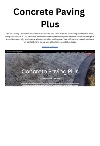 Concrete Paving Plus - Concrete Paving Plus Flip PDF | AnyFlip