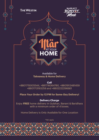 Westin Premium Iftar Boxes (Iftar at your home) - digitalmedia.twd Flip ...
