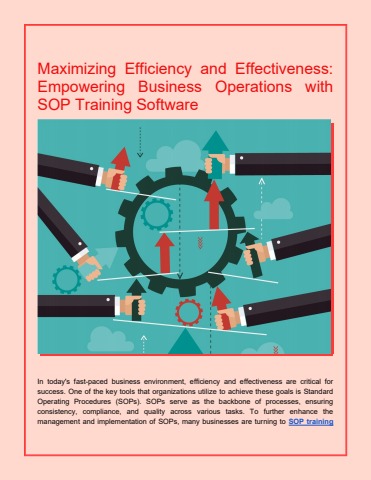 Maximizing Efficiency and Effectiveness: Empowering Business Operations ...
