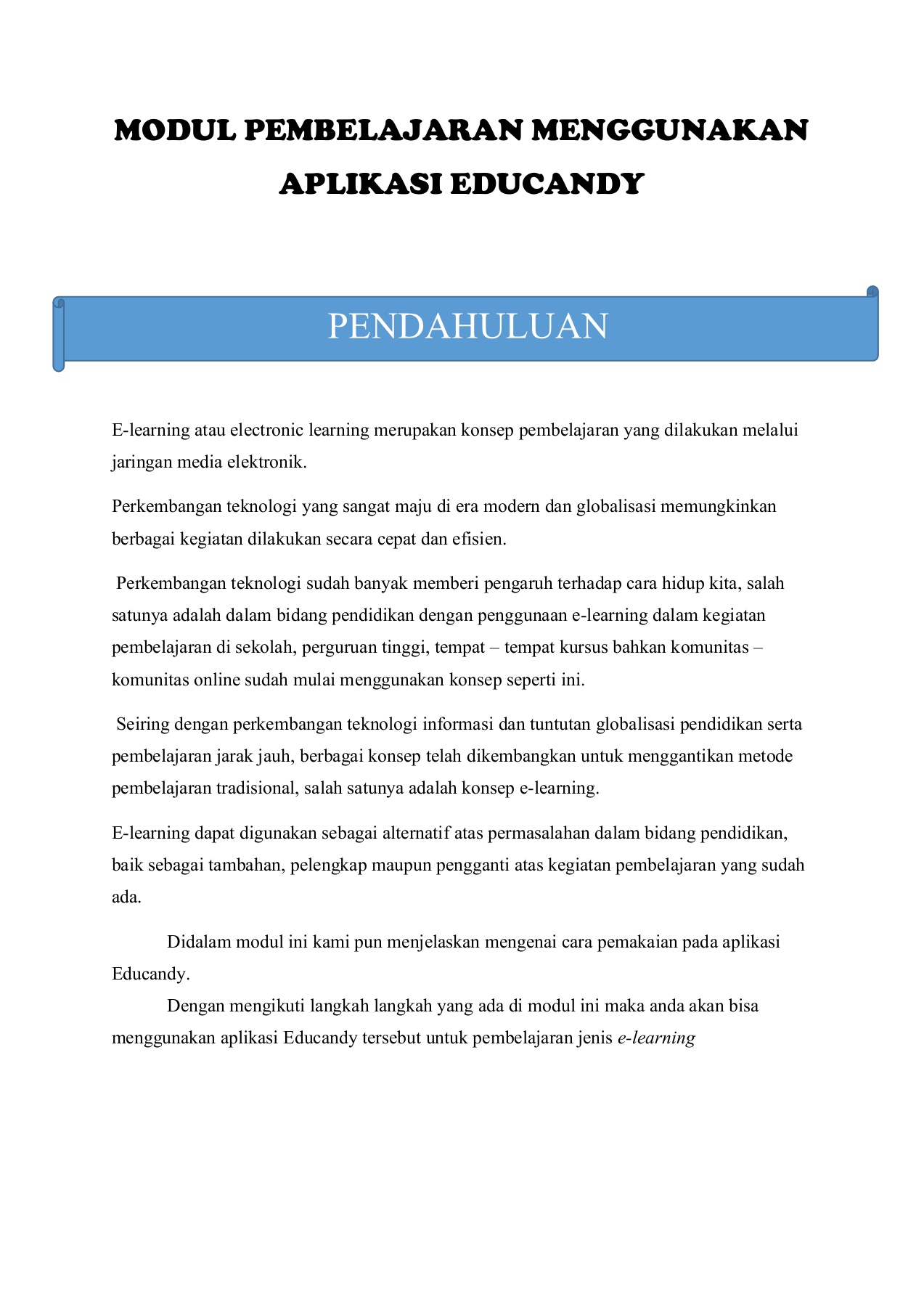 Educandy Adalah PENGEMBANGAN WEBSITE EDUCANDY SEBAGAI ALAT EVALUASI