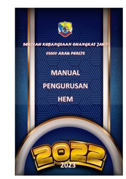 BUKU PENGURUSAN HEM 2022 - g-56209073 Flip PDF | AnyFlip