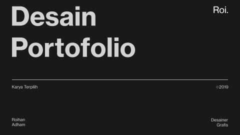 Roihan Adham_Portfolio_Designer Grafis - radam2204 Flip PDF | AnyFlip