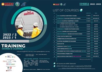 Malaysian Scaffold Academy Training Calendar 2022-2023 - burhanikki ...