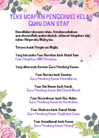 Teks Ucapan Pengerusi Kelab Guru dan Staf - Boon See Khoo Flip PDF ...