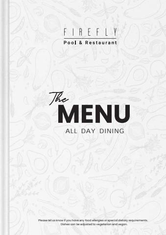 Firefly Food Menu