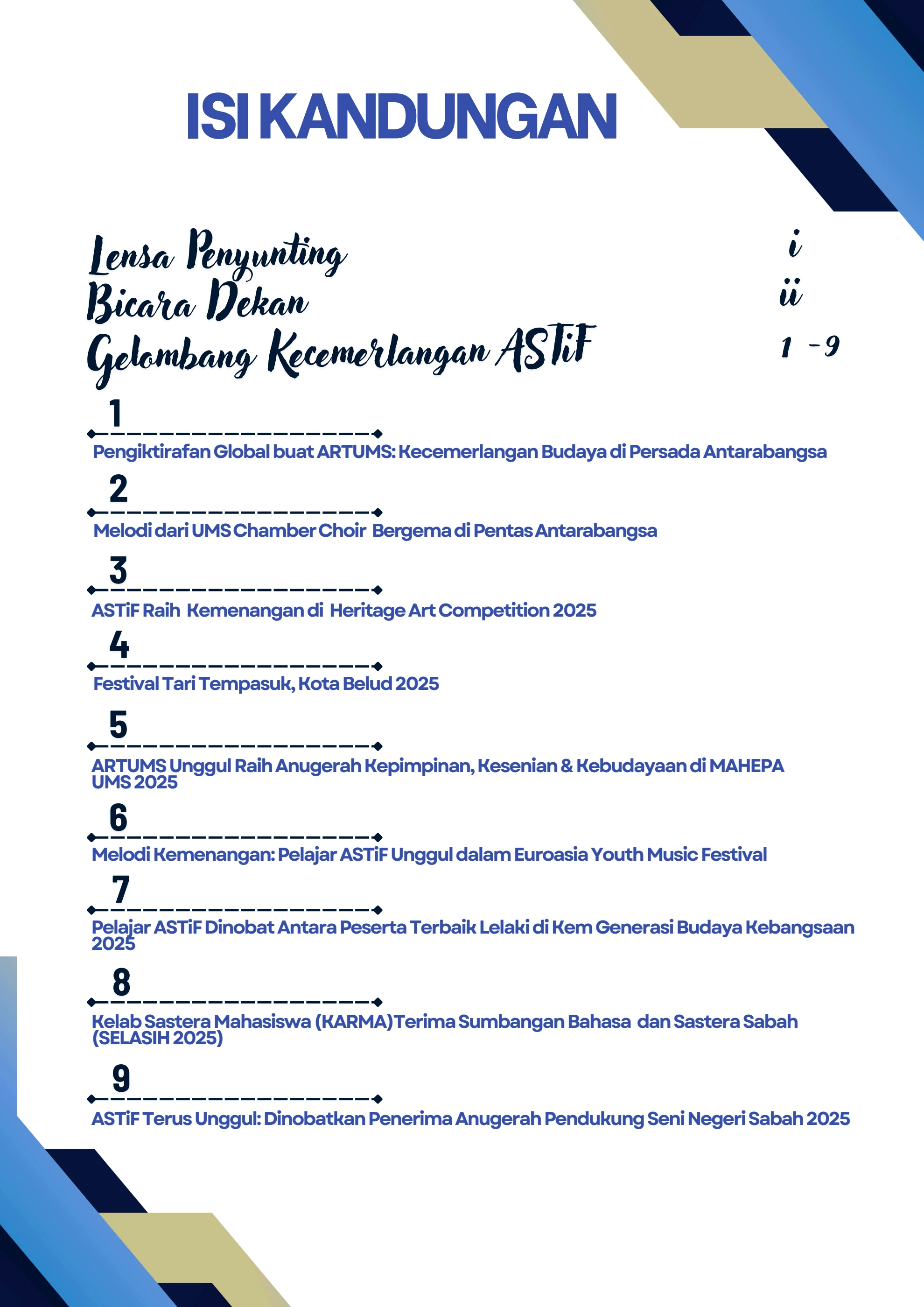 NEWSLETTER ASTiF 2025 Vol 1/25