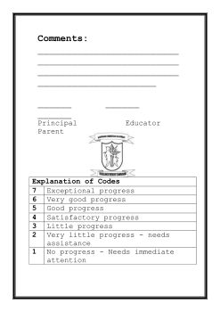Grade RR trimestr 1 Report edited - Guset User Flip PDF | AnyFlip