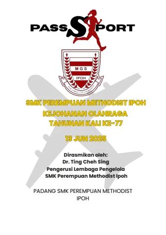 Buku Program Kejohanan Sukan MGS Ipoh 2025