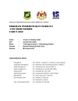 terkini JAWATANKUASA_DAN_TENTATIF_PROGRAM_PERKHEMAHAN_PERDANA_SKBL_2022 ...