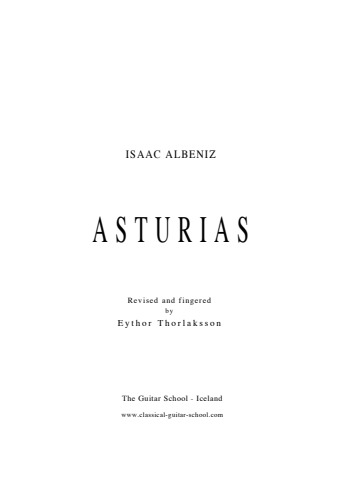 Albeniz - Asturias - taronoix Flip PDF | AnyFlip