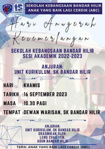 BUKU PROGRAM HARI KECEMERLANGAN, SK BANDAR HILIR - PI1-0619 Nur Afina ...