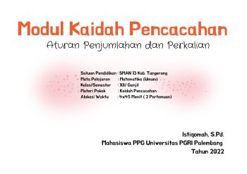Salinan dari Modul Kaidah Pencacahan (3) - rmt11.untirta Flip PDF | AnyFlip