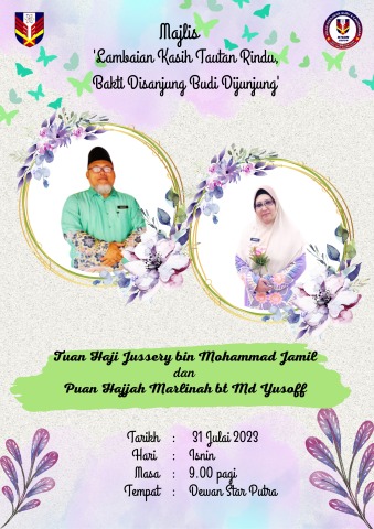 Majlis Persaraan Hj Jussery & Hjh Marlinah - MASREHA BT SAMURI KPM-Guru ...