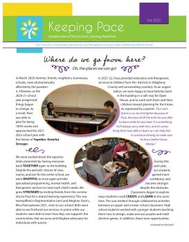 Keeping Pace Newsletter Fall 2022 - Pace School Flip PDF | AnyFlip