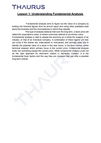 Understanding Fundamental Analysis_1. Understanding Fundamental ...