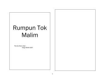 BukuTok Malim by Cikgu Badaruddin - SK TAMAN BERSATU Flip PDF | AnyFlip