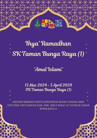 BUKU PROGRAM IHYA' RAMADHAN SKTBR(1) 2024 - ILI SOLEHAH BINTI MAHAYA ...