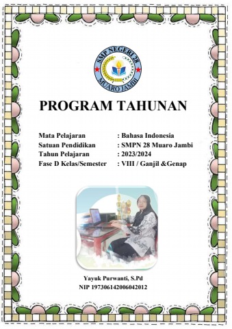 PROGRAM TAHUNAN BAHASA INDONESIA KELAS 8 KUMER ...